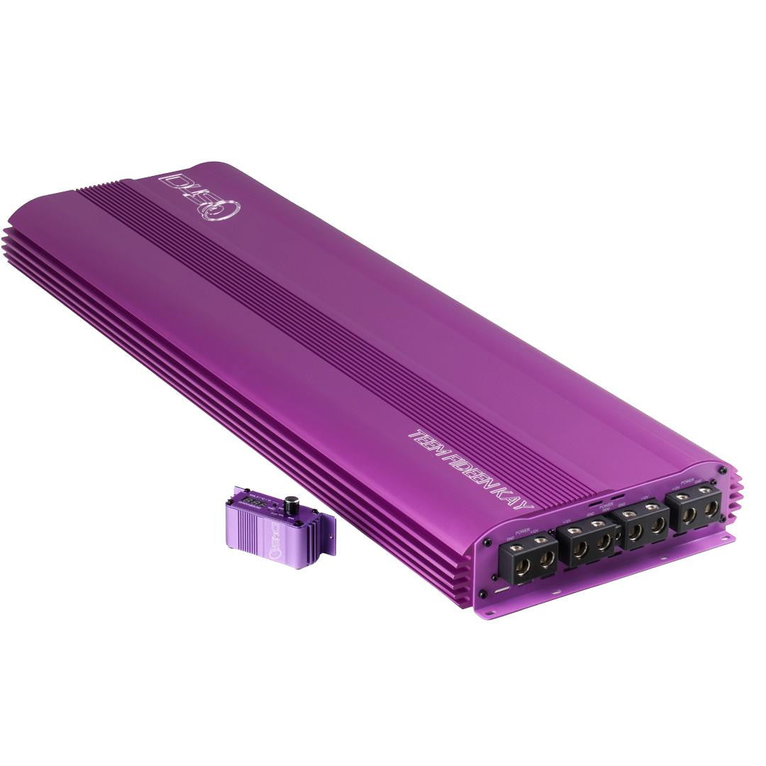 15000x1 D4S TEEMFIDEEN KAY 1CH AMPLIFIER-PURPLE – Car Audio Superstore